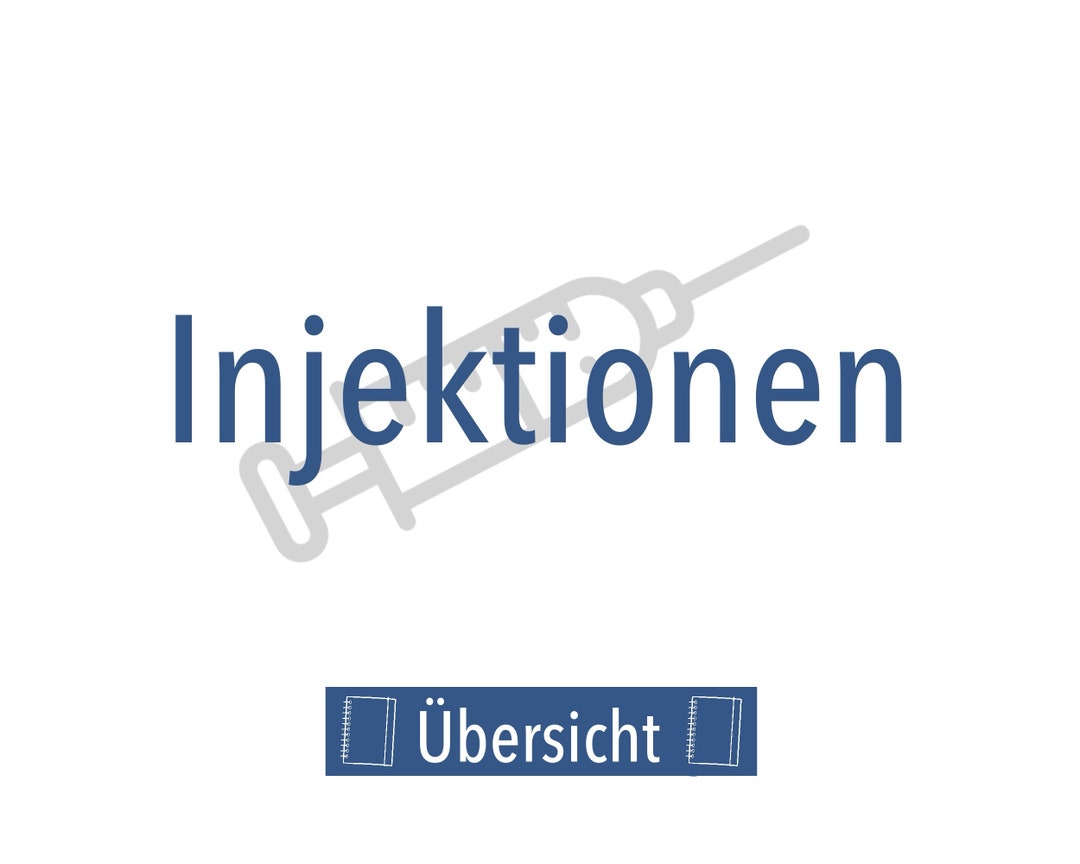 Types of Injections, Overview of Medicine, PDF for Instant Download - Etsy