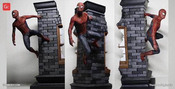 1/10 or 1/8 scale Marvel's Spiderman Resin Kit | Etsy