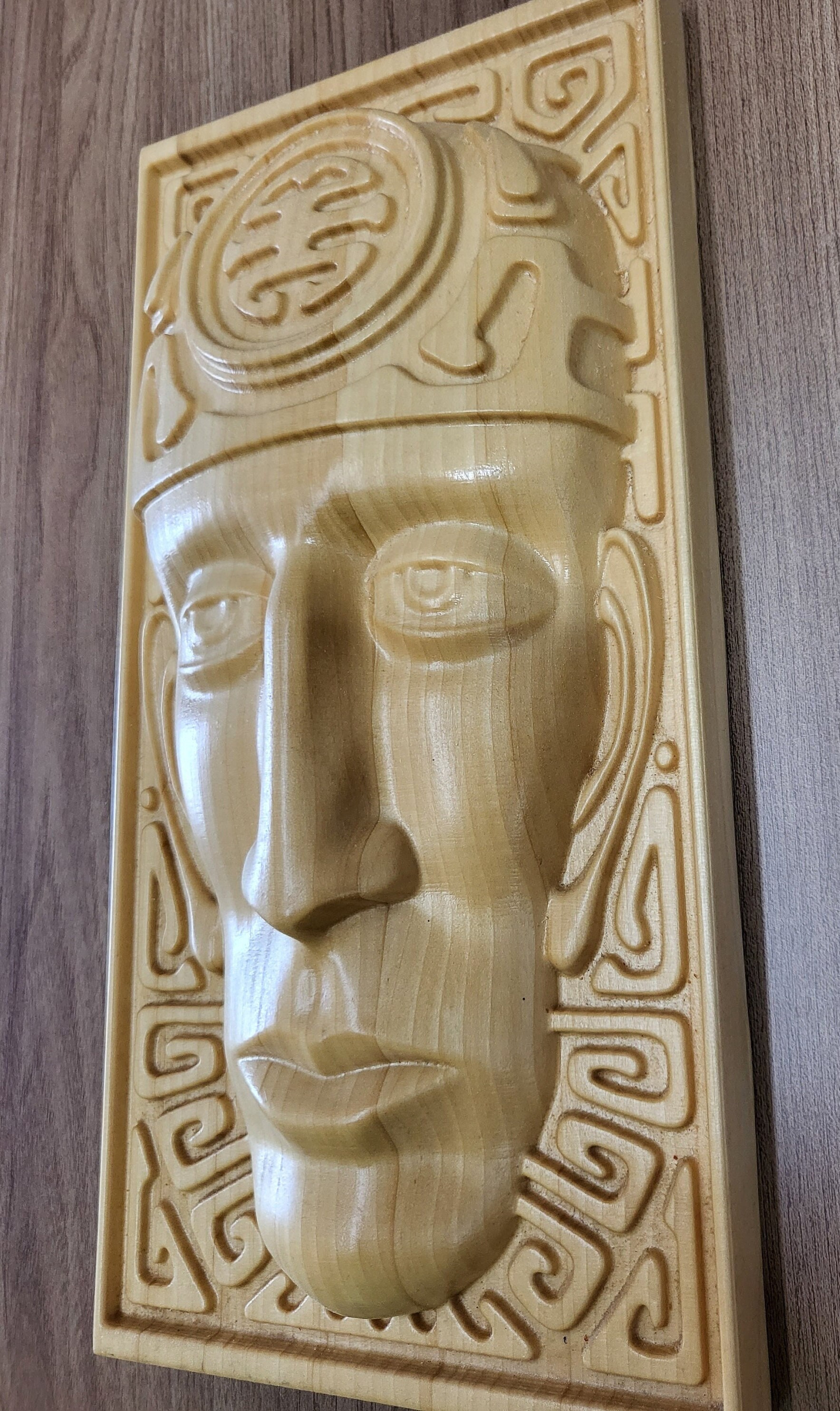 Totem Poplar Wood Carving - Etsy