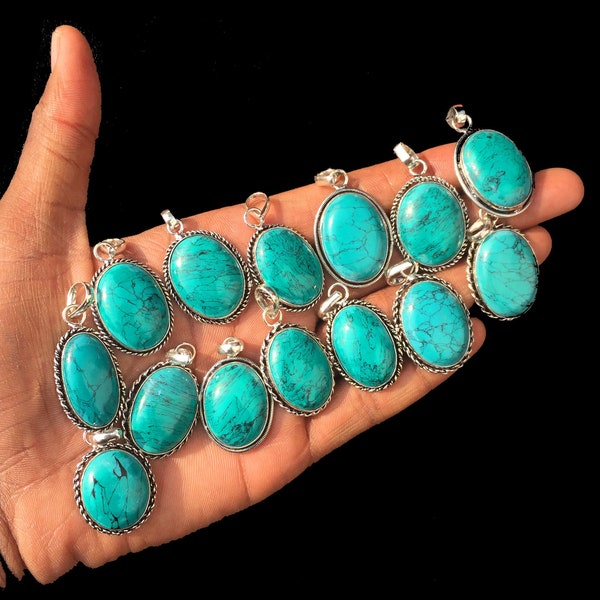 Turquoise Pendant - Etsy