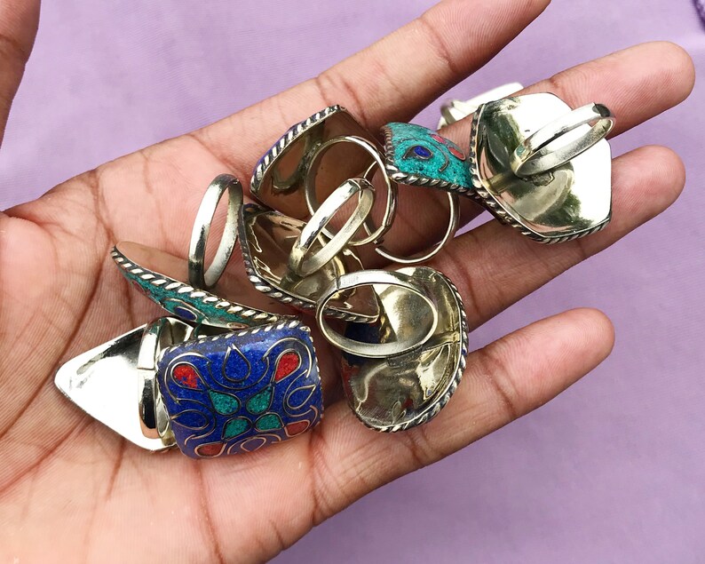 Tibetian Rings Nepali Ring Boho Rings Handmade Ring - Etsy