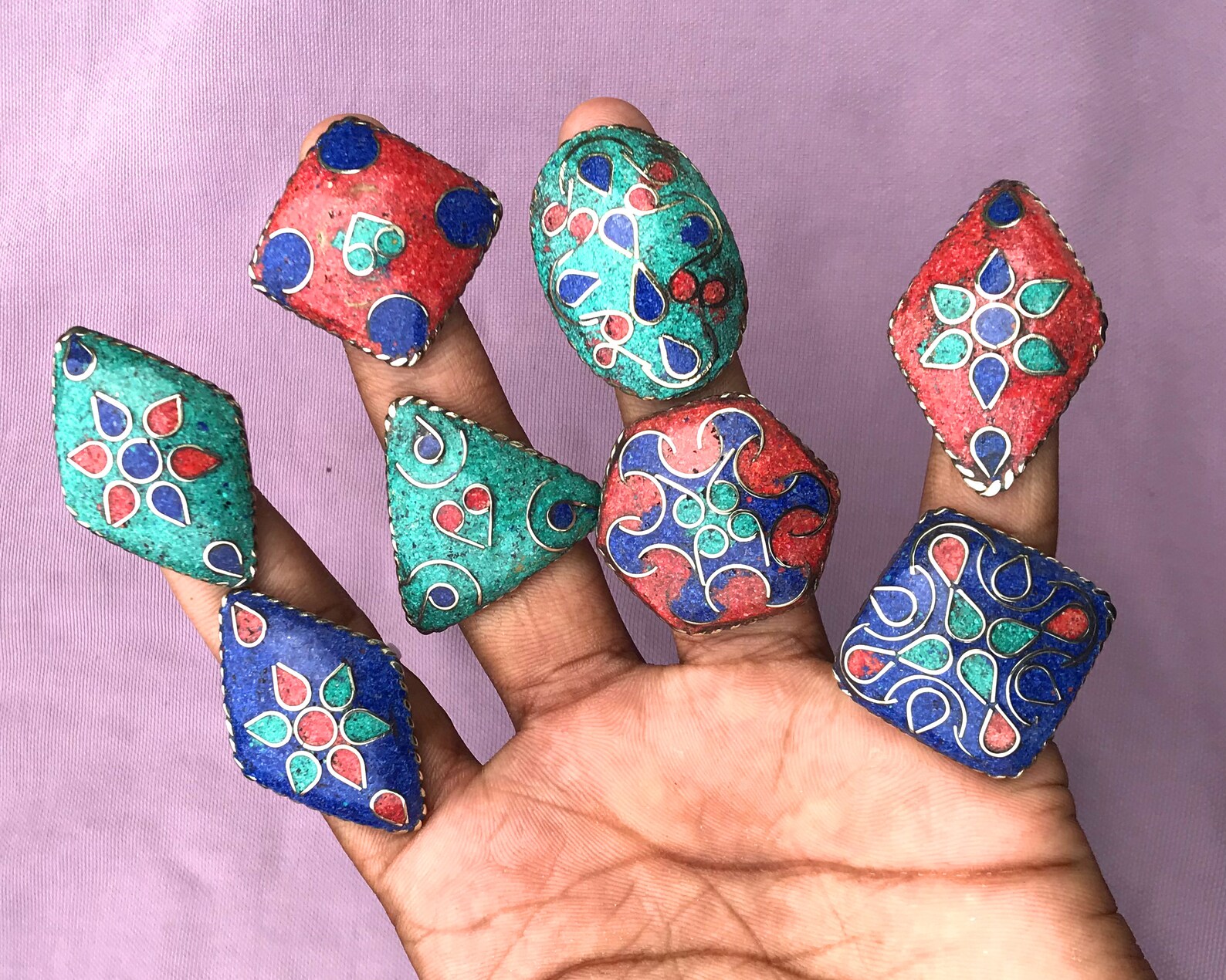 Tibetian Rings Nepali Ring Boho Rings Handmade Ring - Etsy