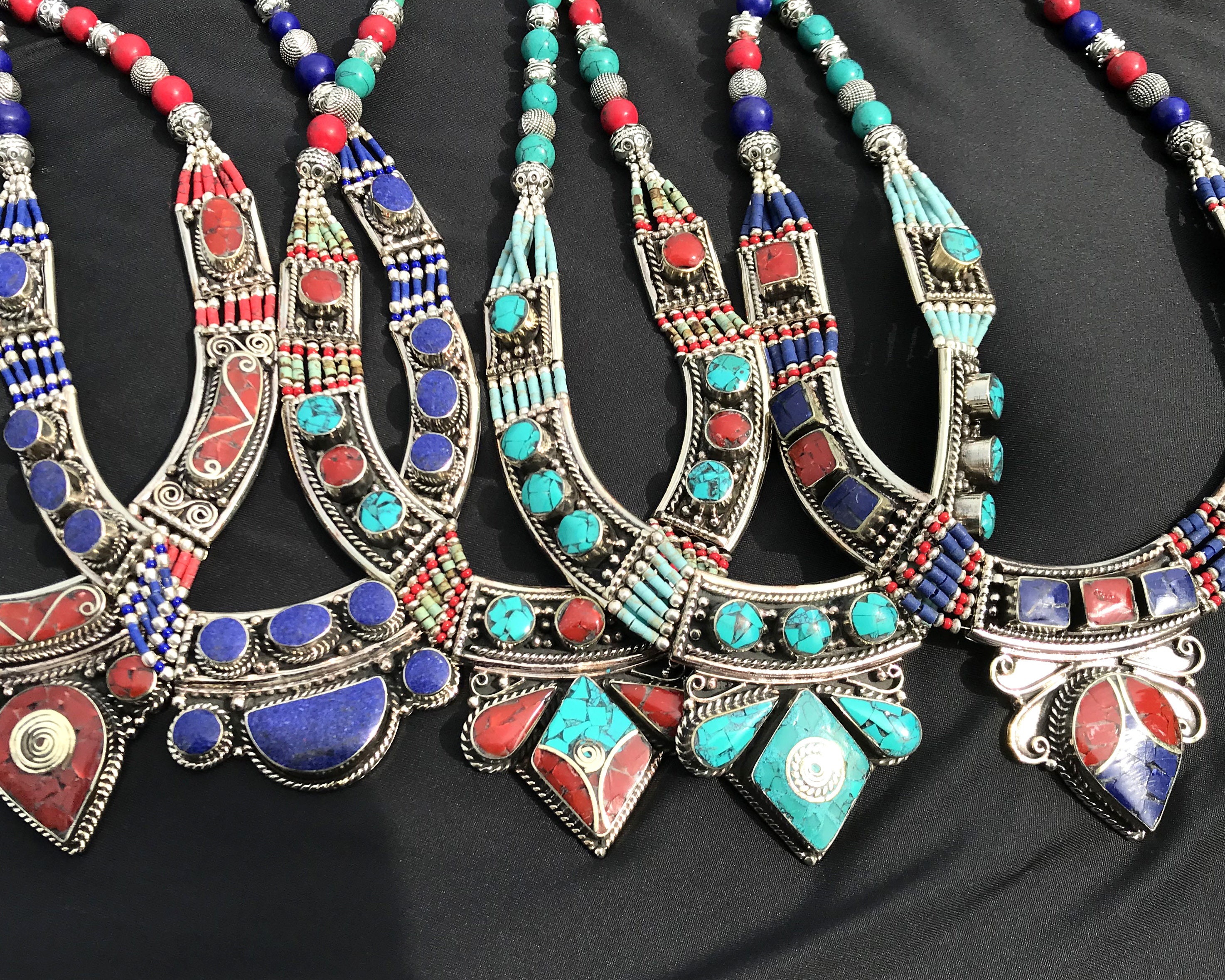 Beautiful Tibetan Nepali Pendant, Boho Necklace, Handmade Necklace ...