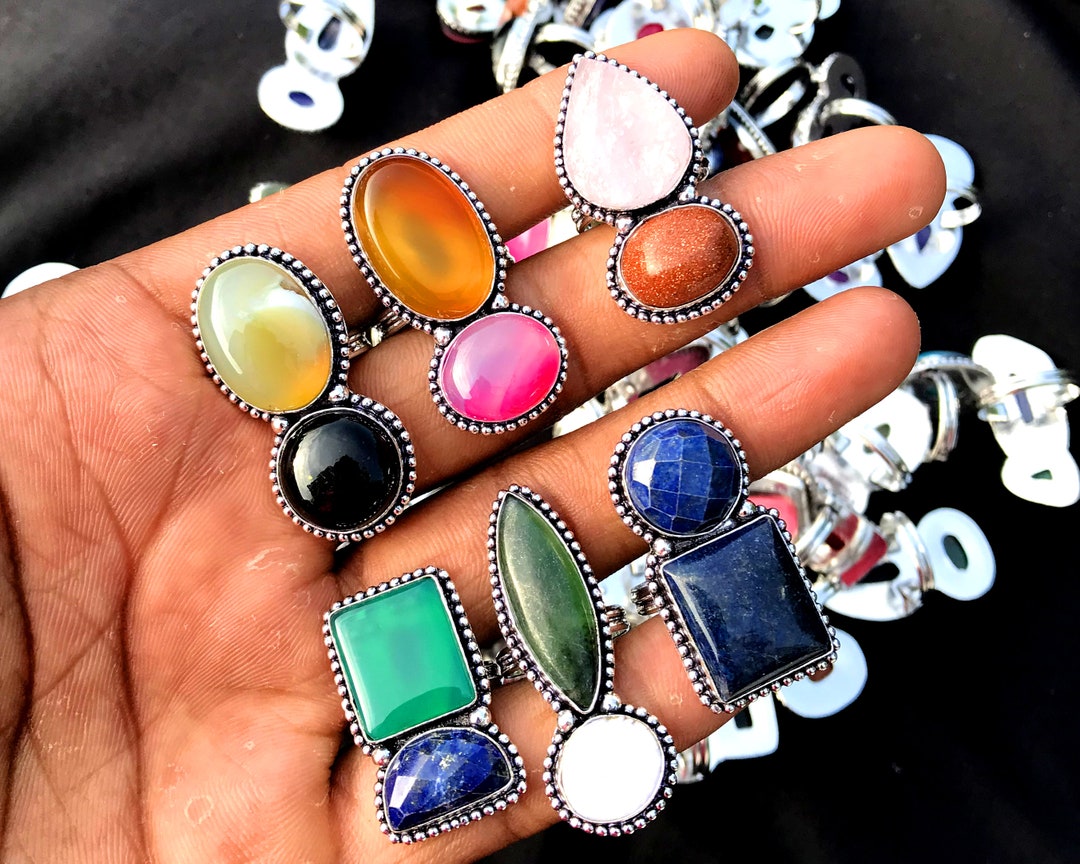 Long Rings, Women Best Crystal Rings, Handmade Rings, Bohemian Ring ...