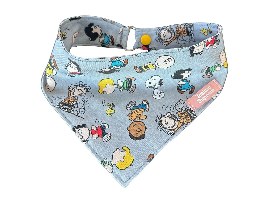 Peanuts Snoopy Dog Bandana - No Tie Bandana - Snap on - Dog Accessories ...