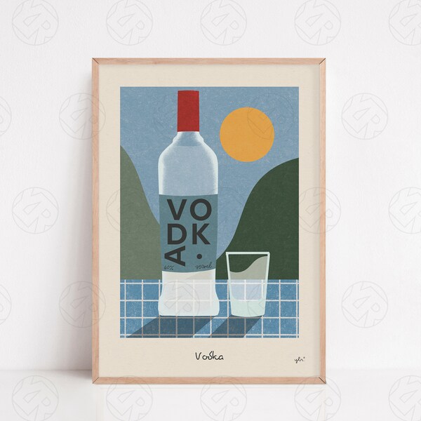 Vodka Print - Etsy