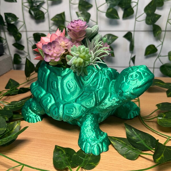 Turtle Pot - Etsy