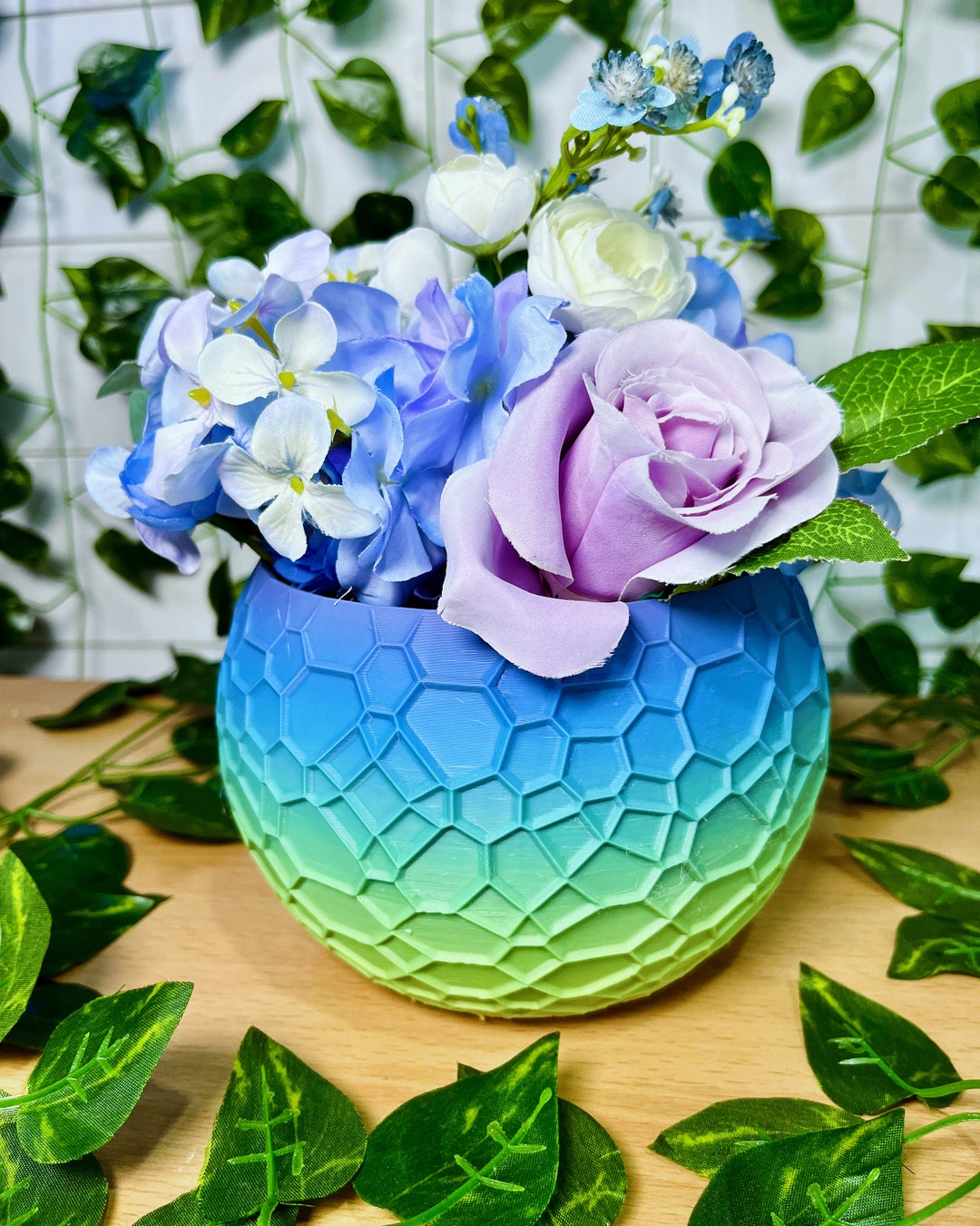 Textured Indoor Planters, Ornate Plant Pots, Decorative Succulent ...