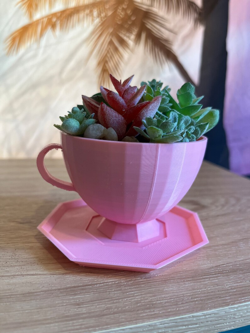 Teacup Planter Indoor Flower Pot Candy Bowl Tea Garden - Etsy