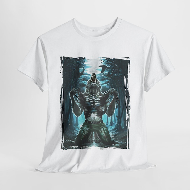 Wolf Ripping Shirt - Etsy