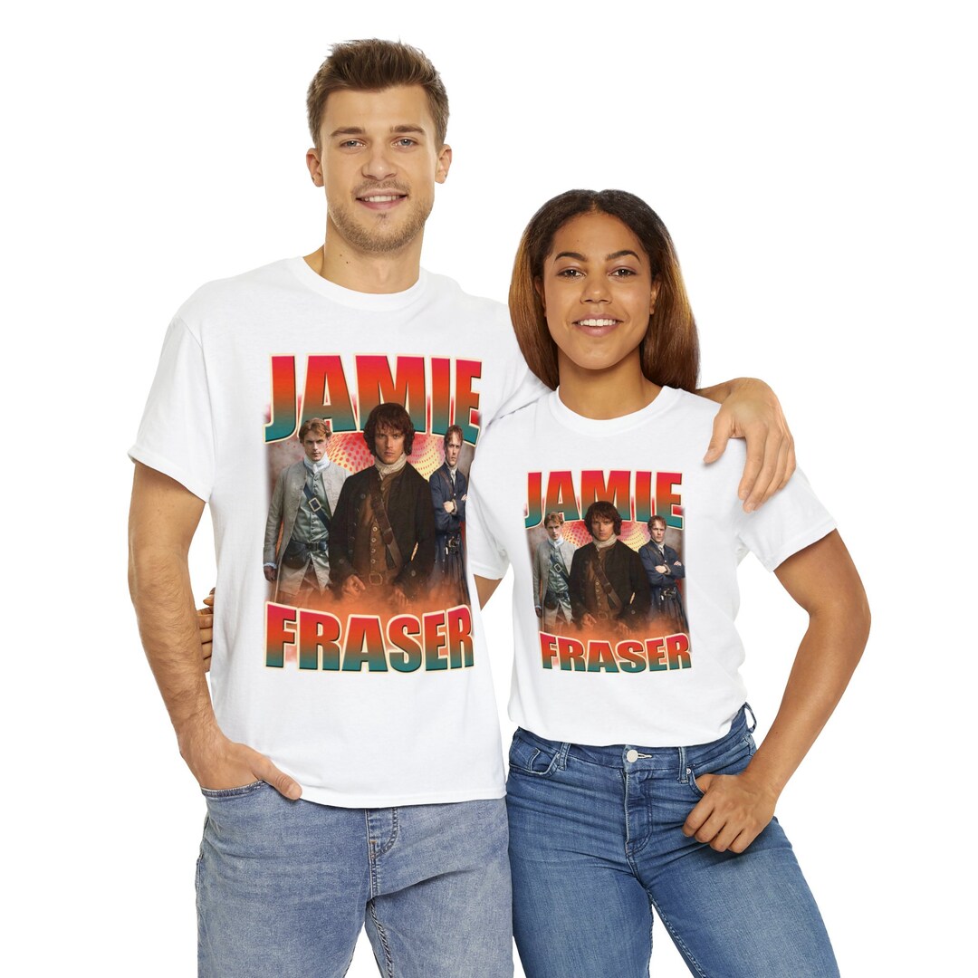 Jamie Fraser Shirt, Jamie Fraser Vintage Shirt, Jamie Fraser Fan Tees ...