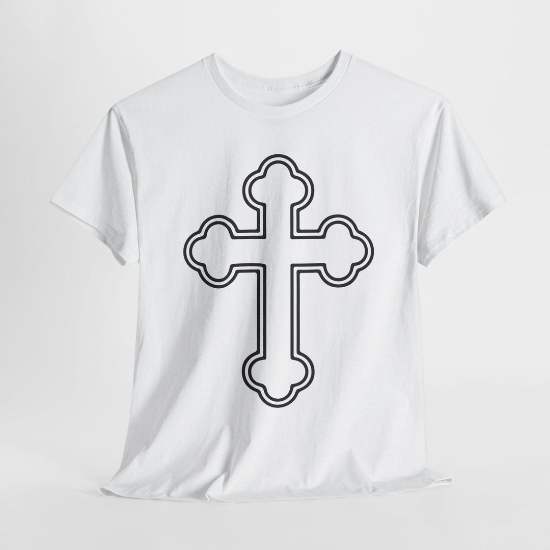 Serbian Orthodox Cross Symbol Short-sleeve Unisex T-shirt, Religious ...