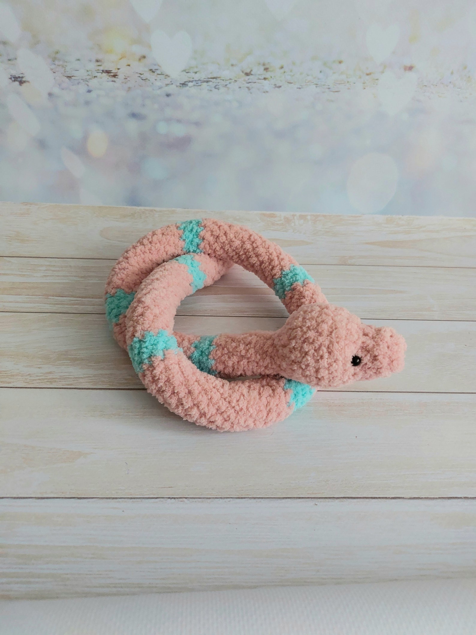 Long Snake, Plush Toy Soft Snake, Multi Color Plush Toy Trend, Knitted ...