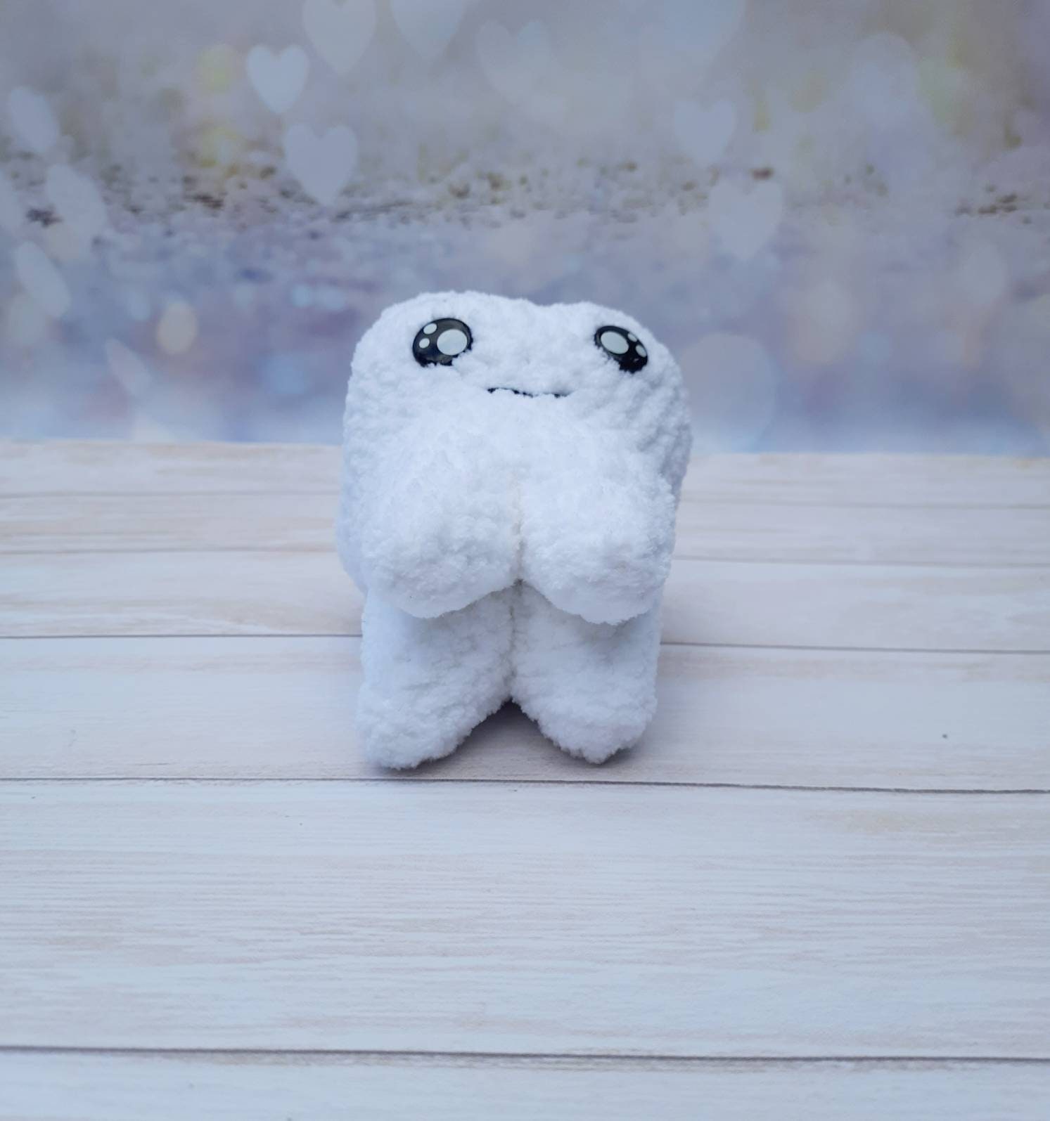 Crochet Plush Tooth Gift for the Dentist Desktop Decor Amigurumi Tooth ...