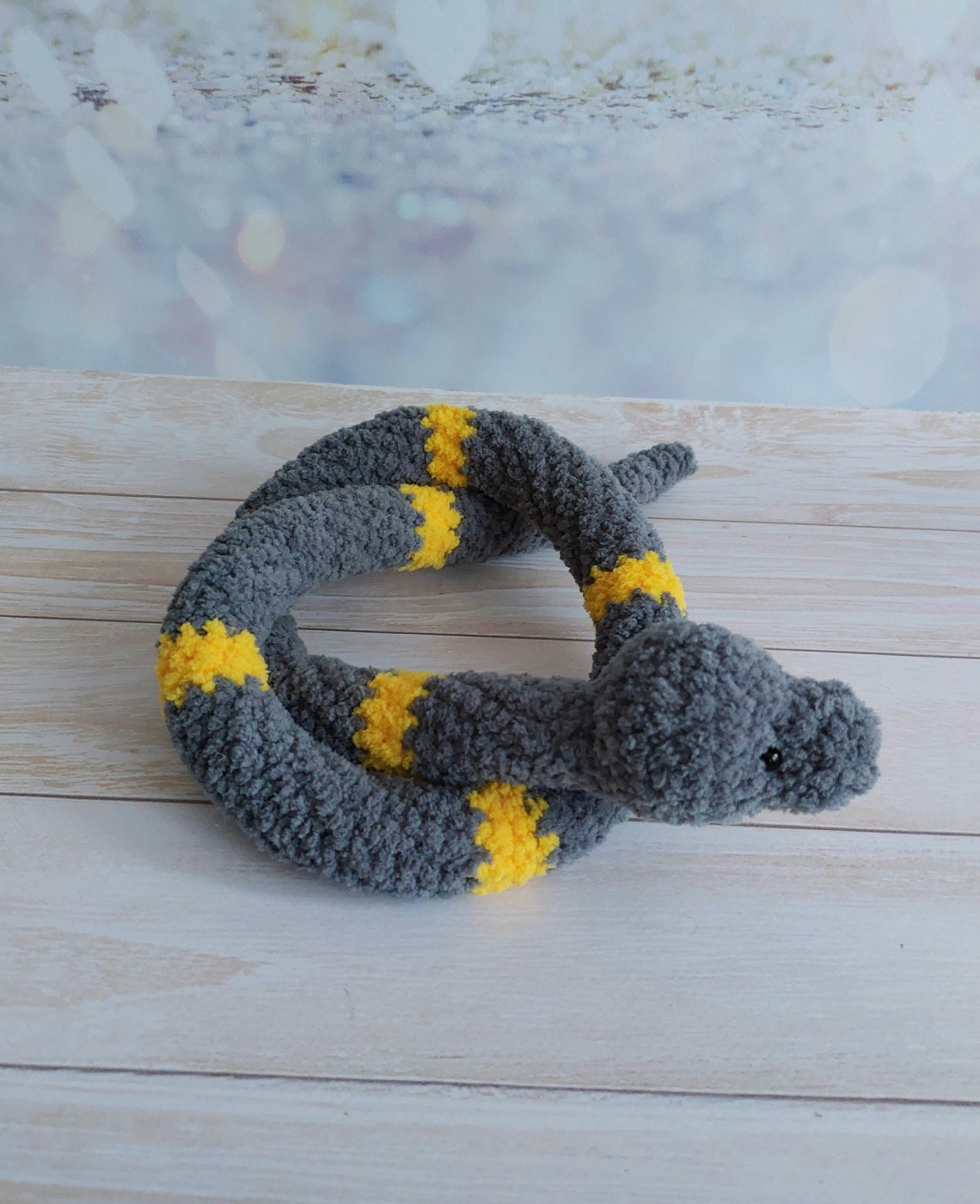 Long Snake, Plush Toy Soft Snake, Multi Color Plush Toy Trend, Knitted ...