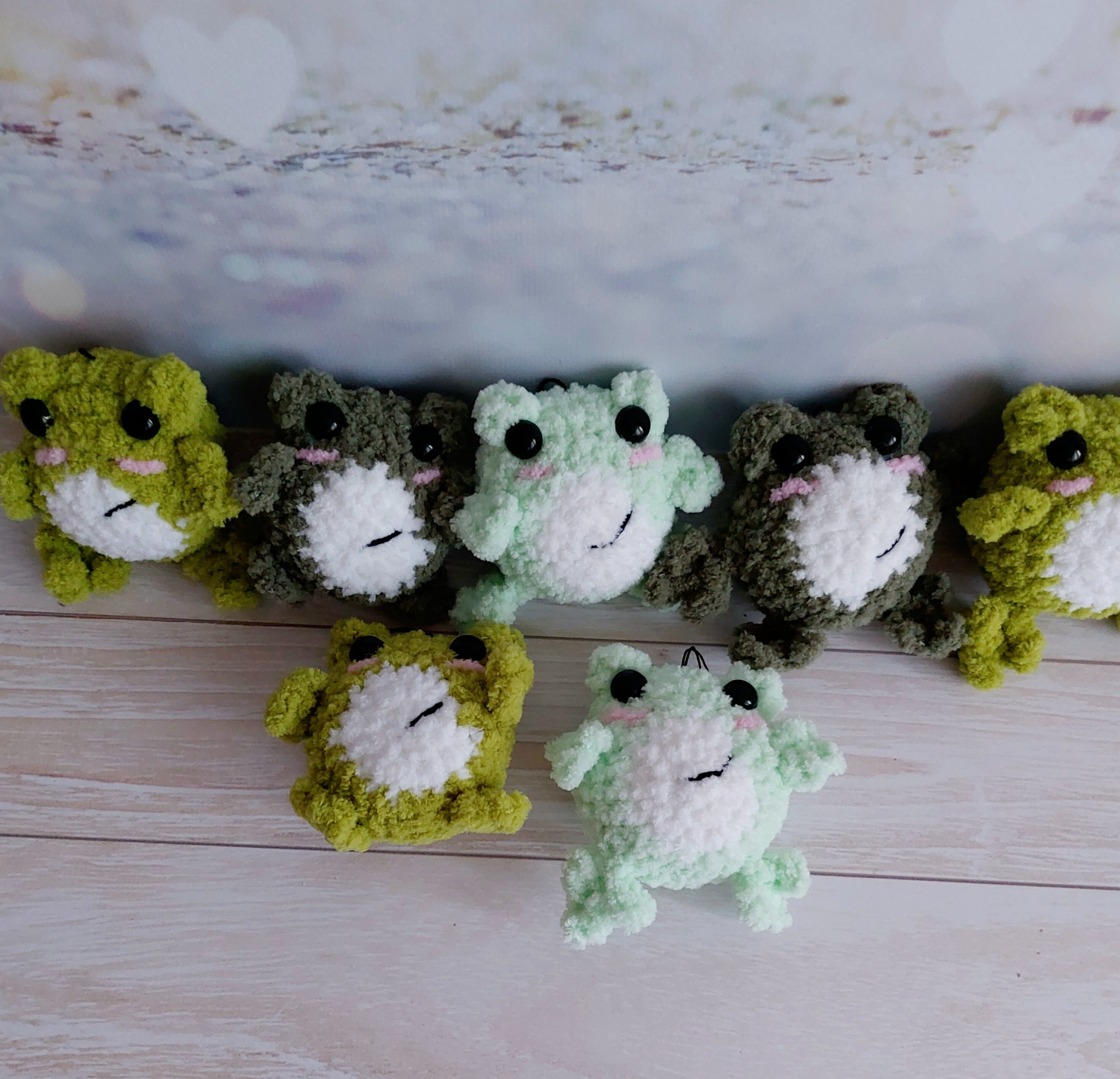 Frog Friend,worry Frog,frog Keychain,crochet Frog,fidget Toy,plush Frog ...
