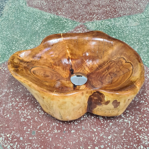 Wooden Log Bathroom Sink - Etsy