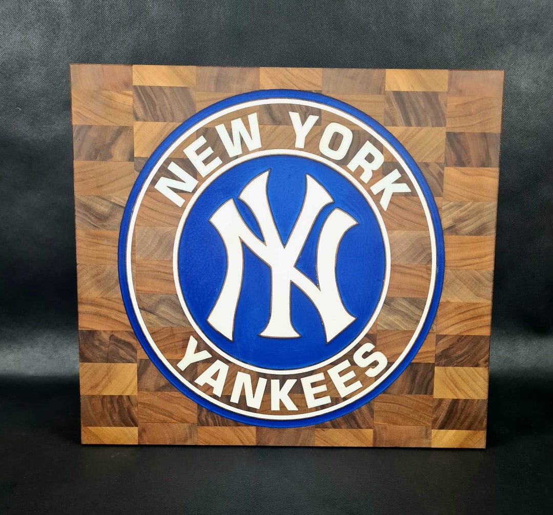 Oak Cutting Board Handcrafted Butcher Block End Grain Resin Inlay New ...