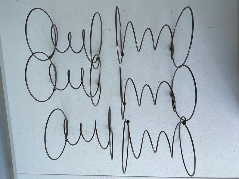 Antique Bed Springs From Full/queen Bed Set of 6 - Etsy