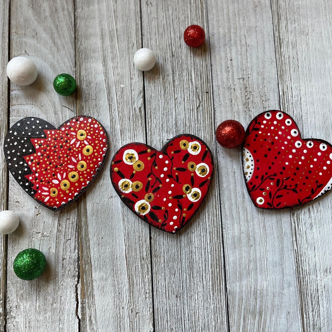 Heart Magnets, Heart Shaped Magnets - Etsy