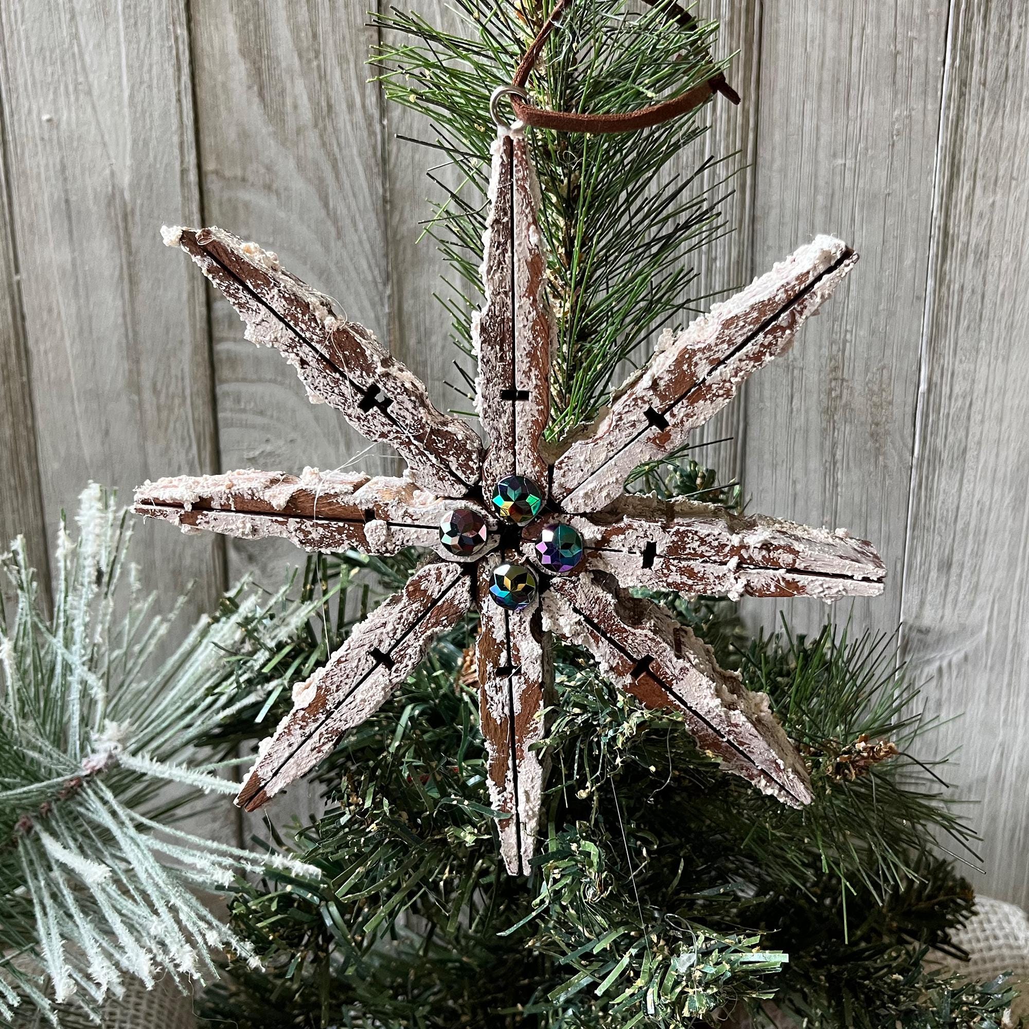 Snowflake Christmas Ornaments, Snowflakes - Etsy