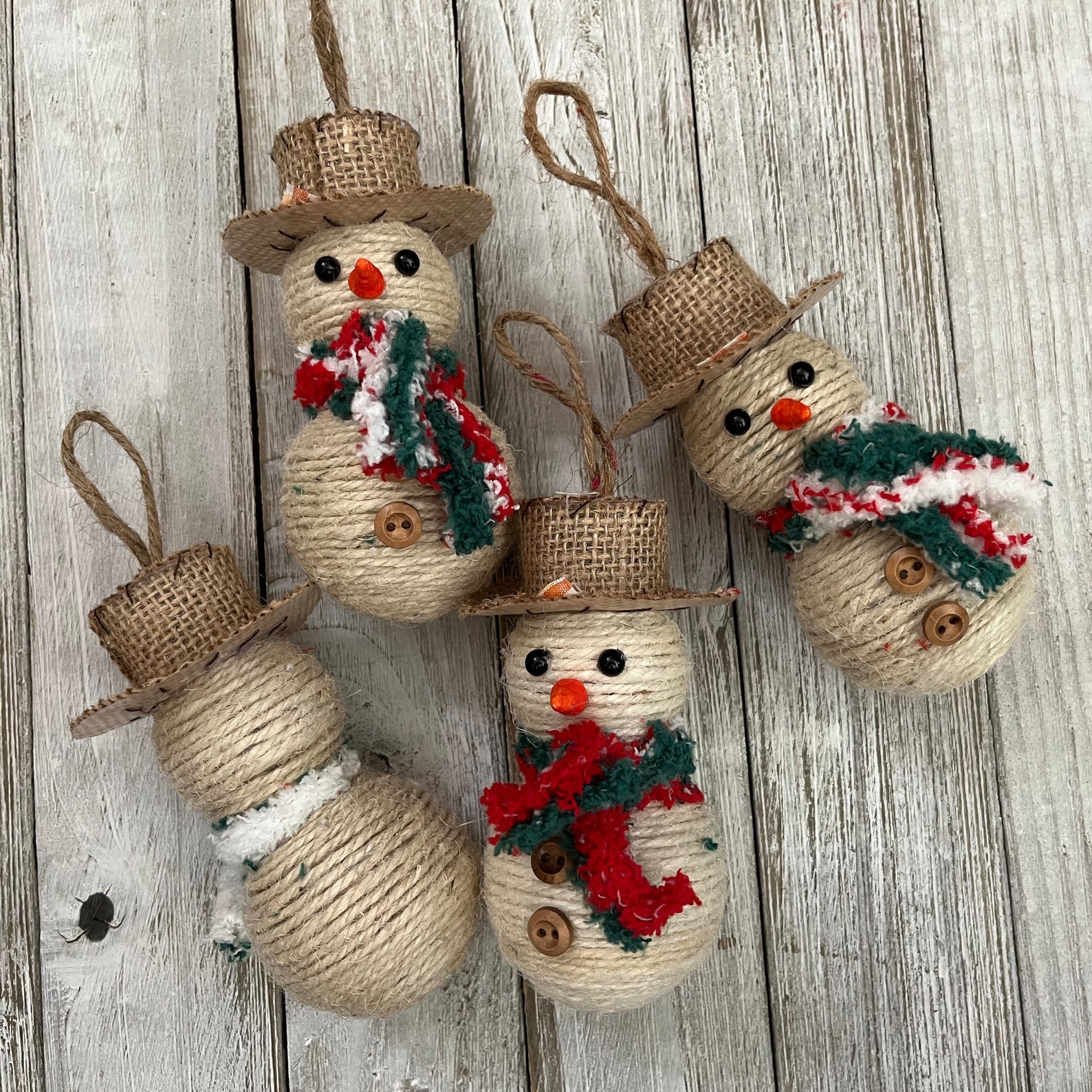 Snowman Christmas Ornament - Etsy