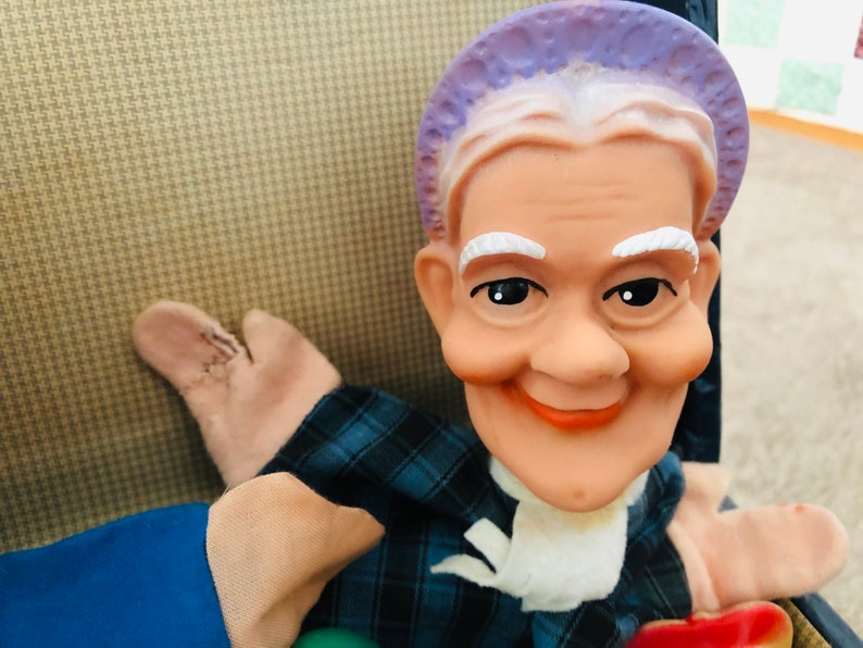 Vintage Rubber Head Hand Puppets Set of 12 in Case - Etsy