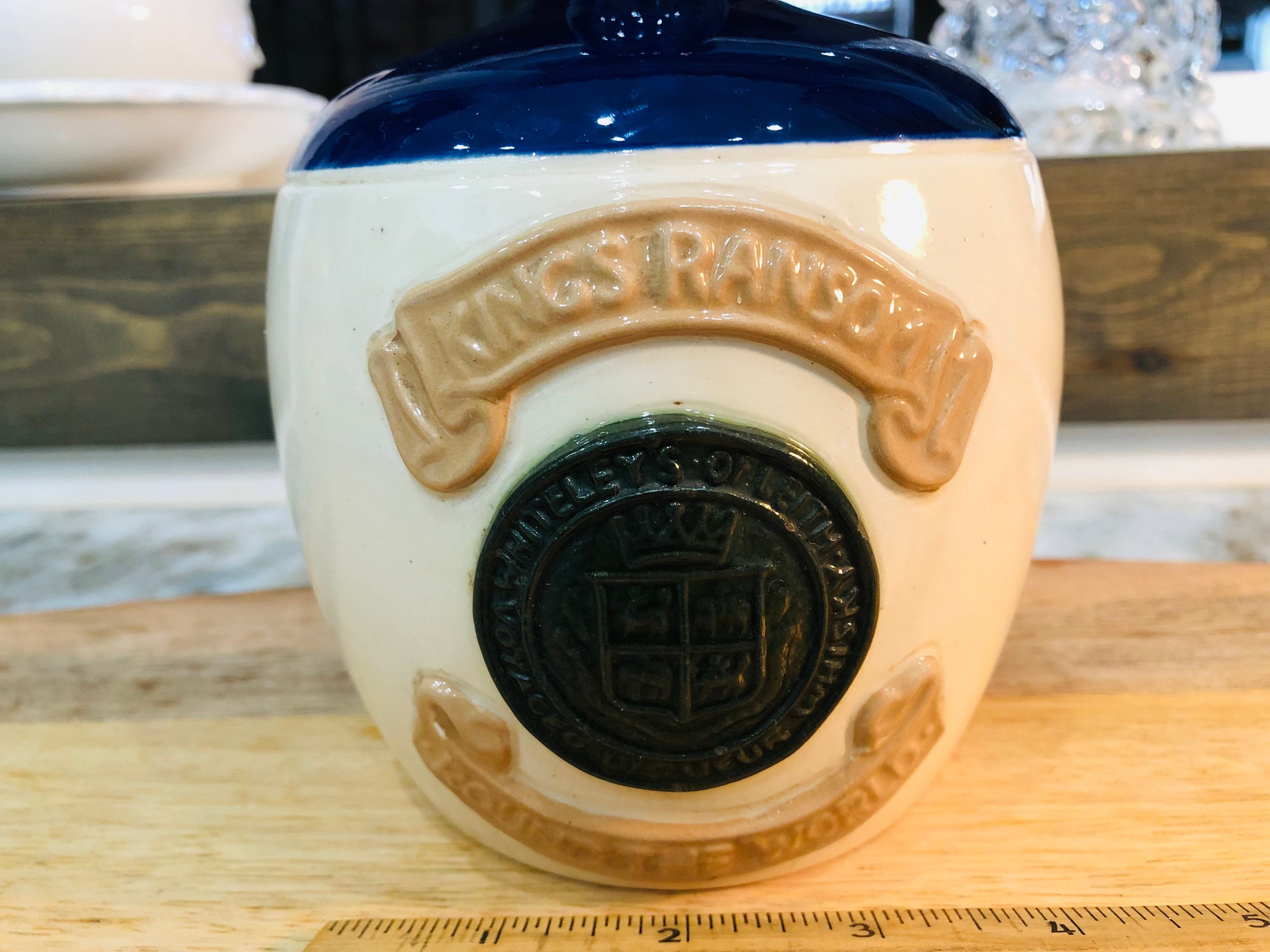 Vintage William Whitely of Leith Kings Ransom Whiskey Jug - Etsy