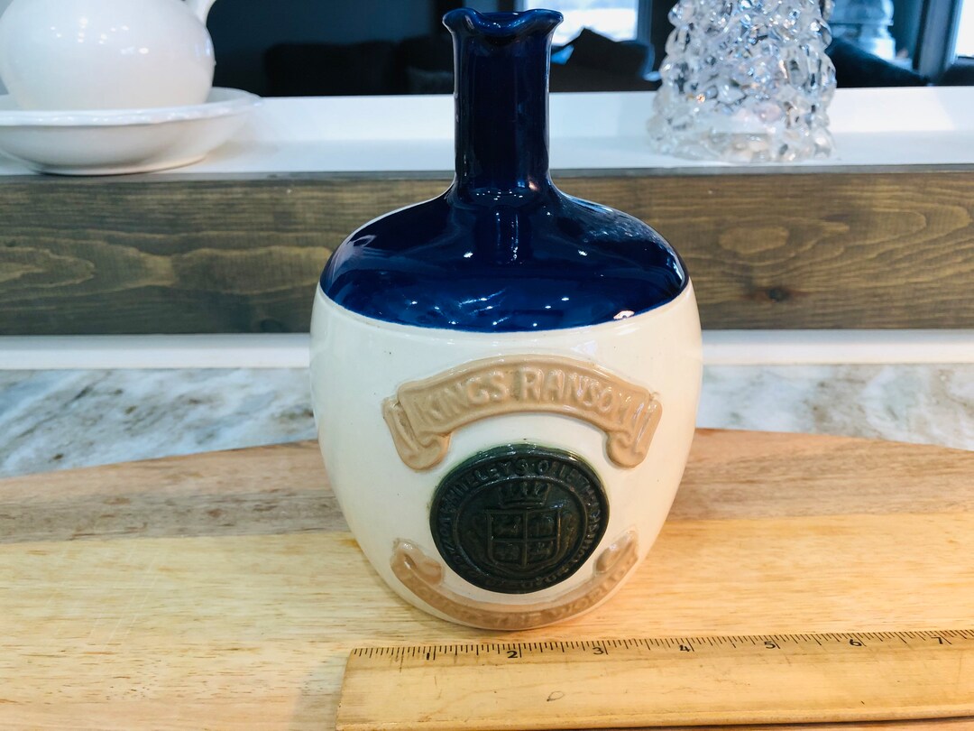Vintage William Whitely of Leith Kings Ransom Whiskey Jug - Etsy