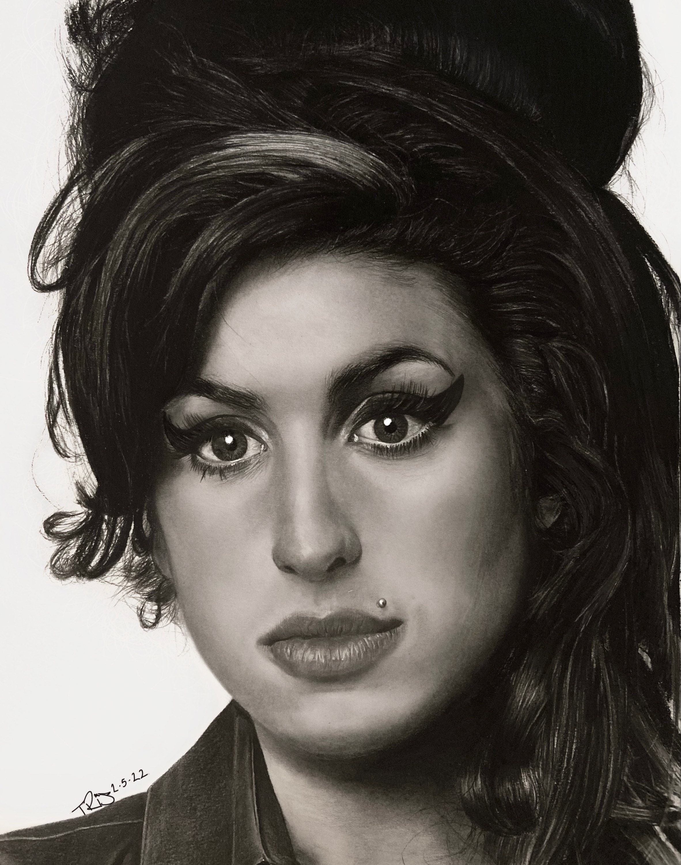 Amy Winehouse Drawing *poster Print* - Etsy