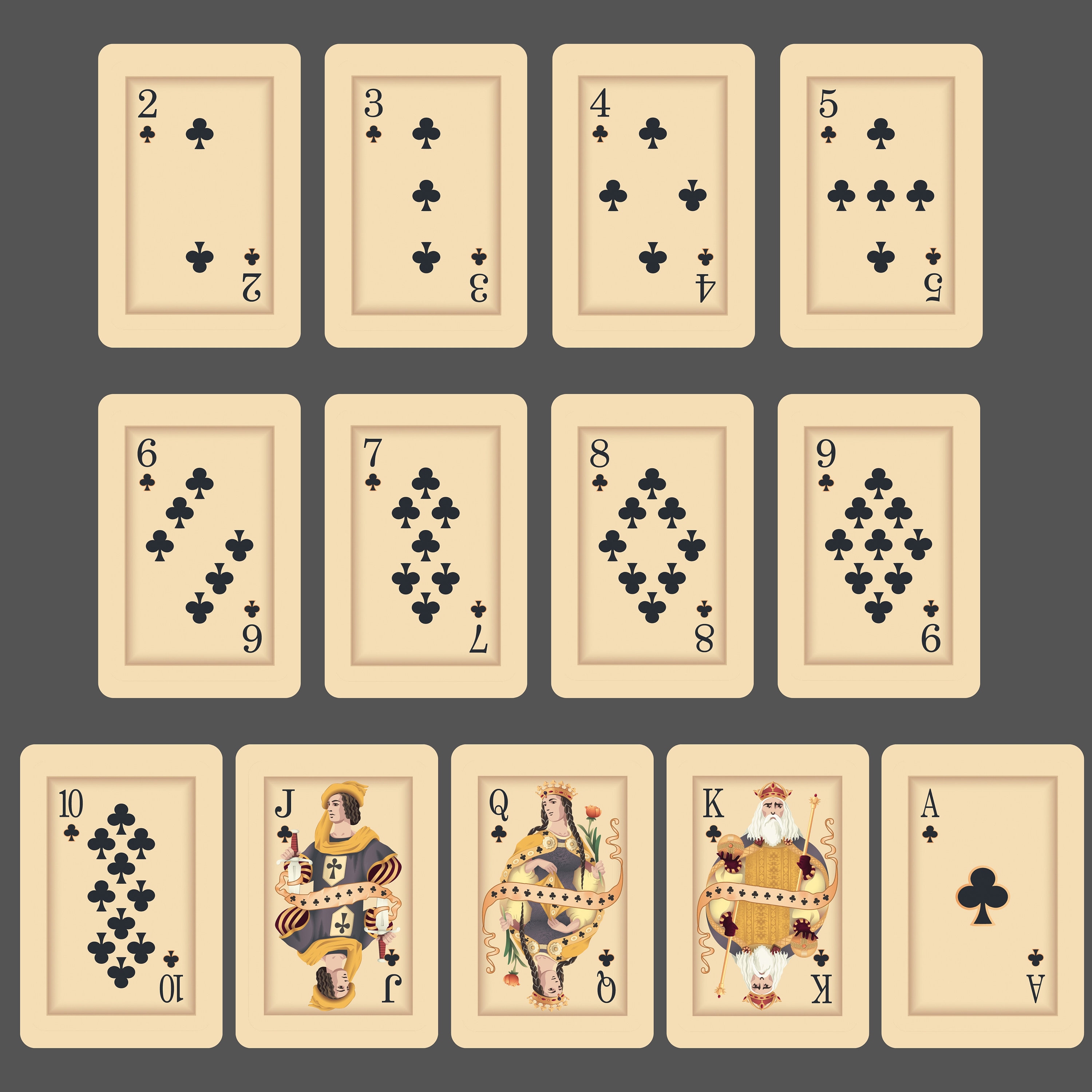Medieval Playing Cards, Set of 2 Poker Cards, Unique Playing Cards ...