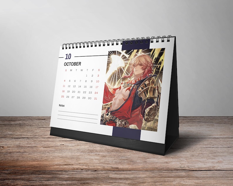 Honkai Star Rail 2026 Desk Calendar - New Year Calendar, 2026 Calendar ...
