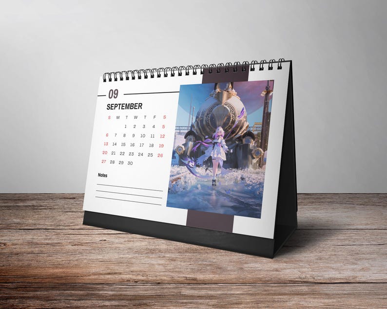 Honkai Star Rail 2026 Desk Calendar - New Year Calendar, 2026 Calendar ...