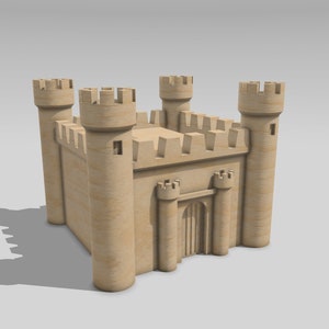 Castle Mini - STL File for 3D Print - Etsy
