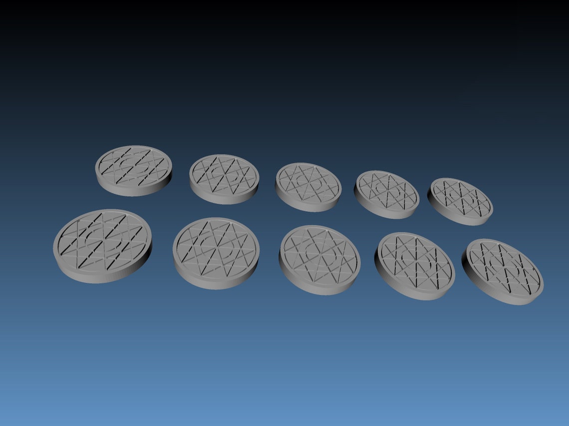 CHESS Chips - STL Digital Files to Print on 3D Printer or Cnc - Etsy