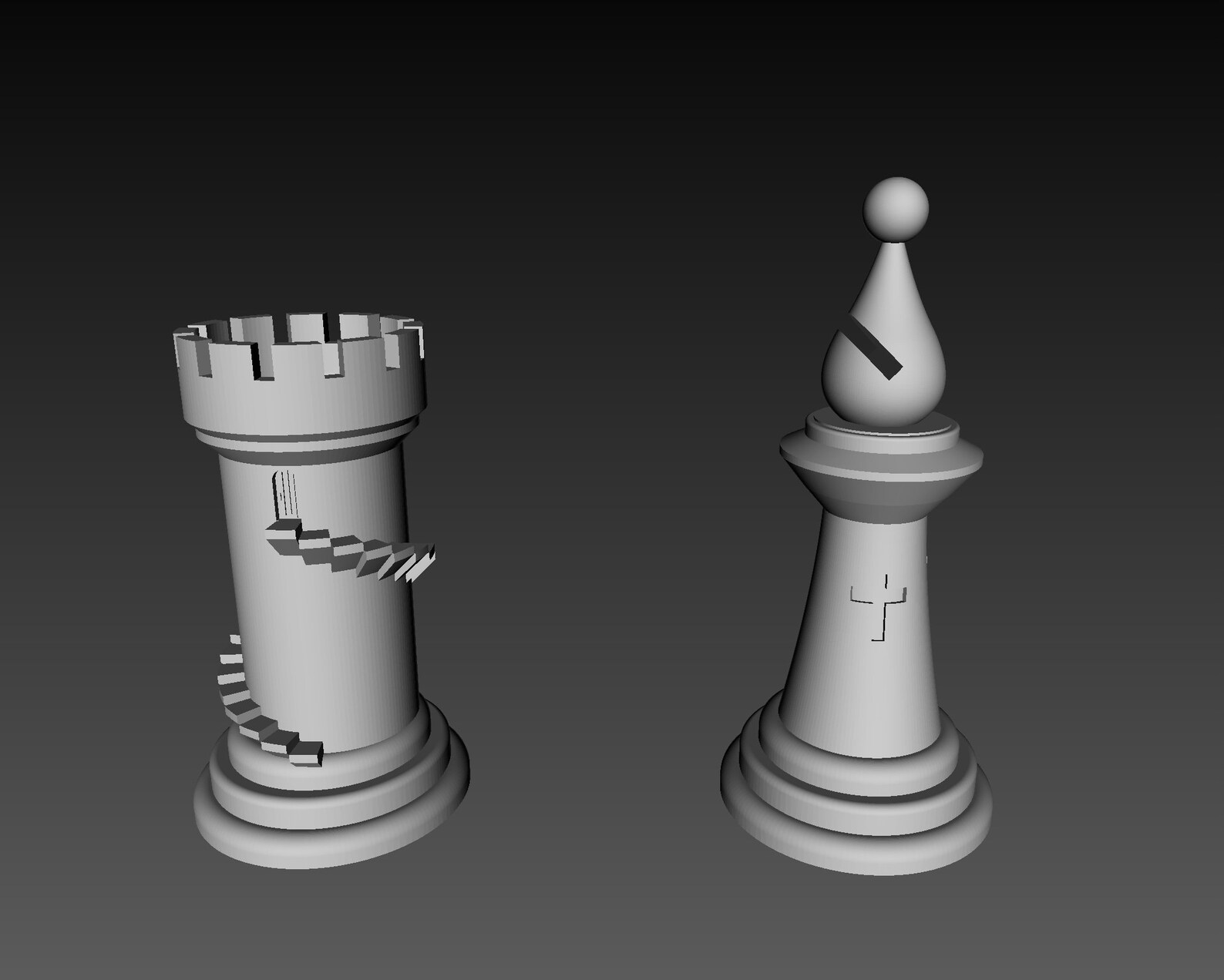 3D CHESS Set + Modular Chess BOARD - STL Files for 3D Printers - Build ...