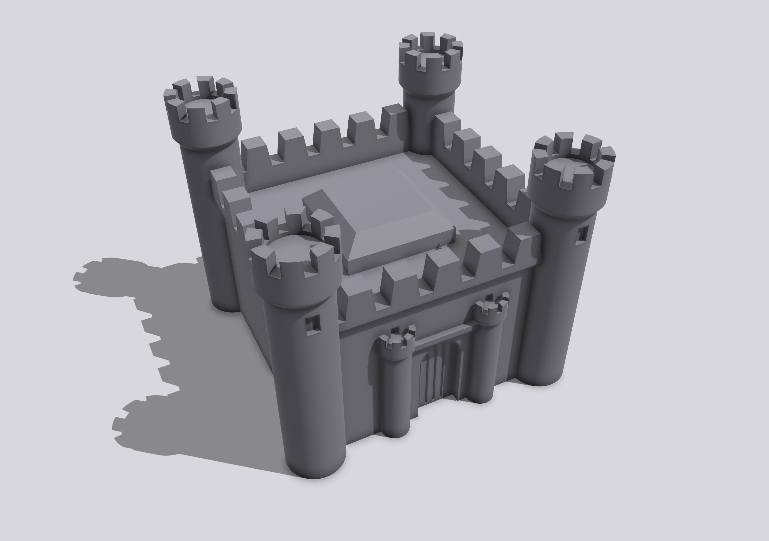 Castle Mini - STL File for 3D Print - Etsy