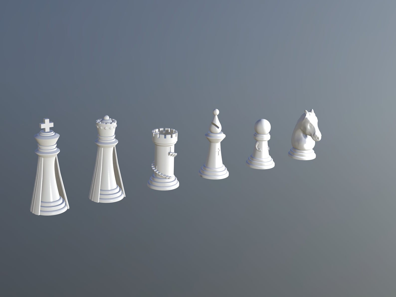 3D CHESS SET STL Files for 3D Printers - Etsy