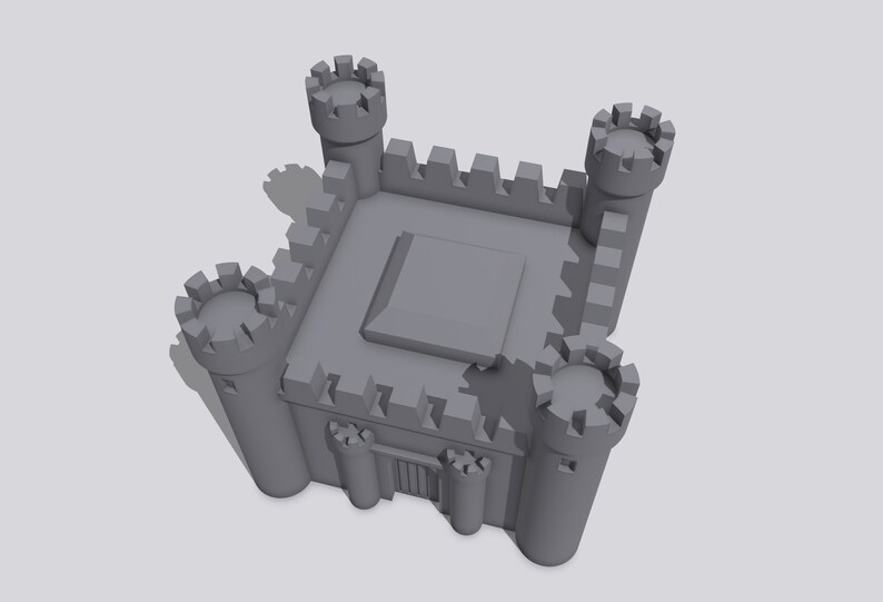 Castle Mini - STL File for 3D Print - Etsy