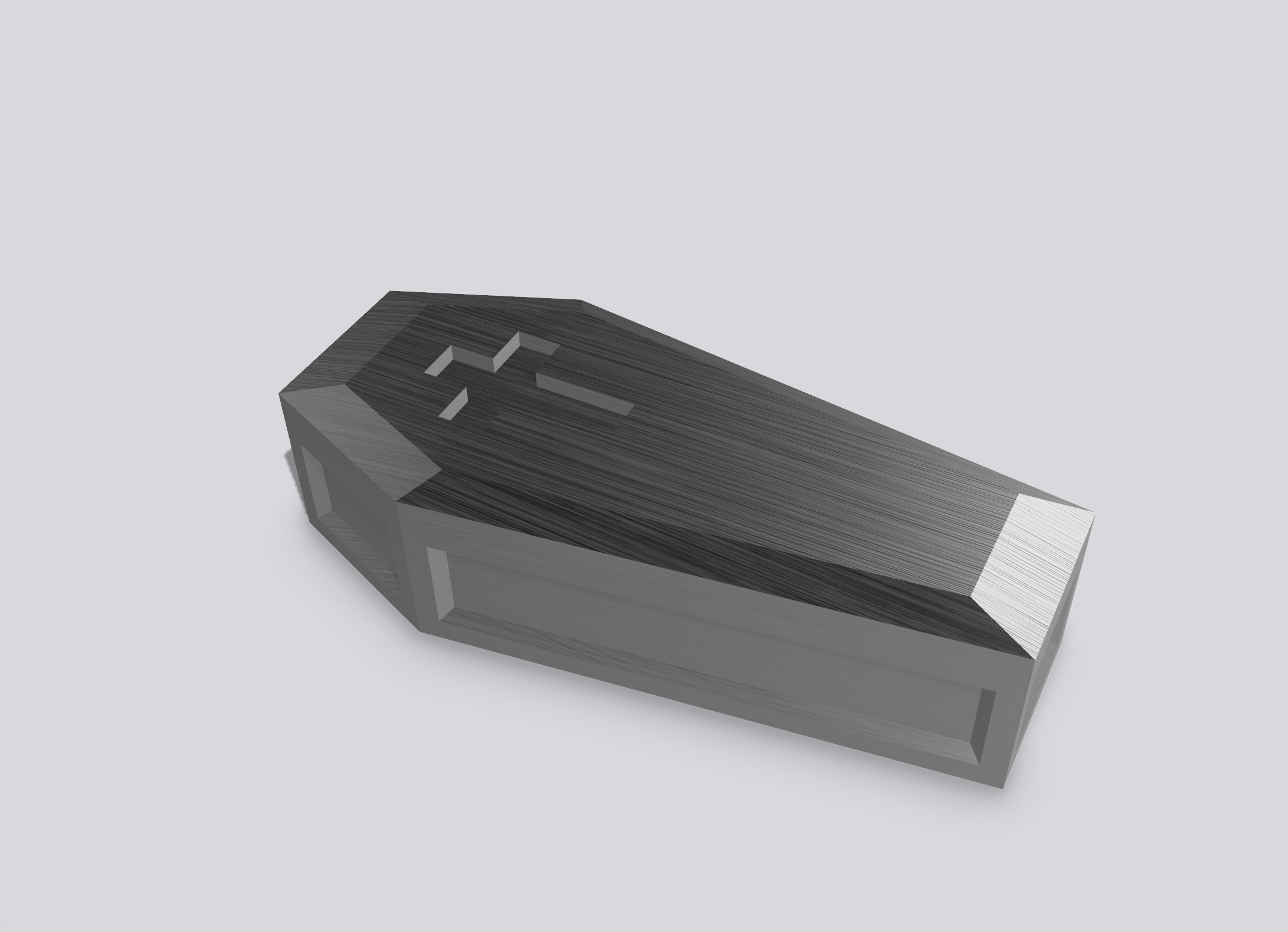 HALLOWEEN COFFIN With Three Different Lids. STL File to Print in 3D - Etsy