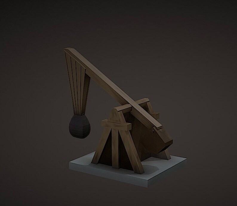 MINI TREBUCHET 1 Inch STL File to Print in 3D - Etsy