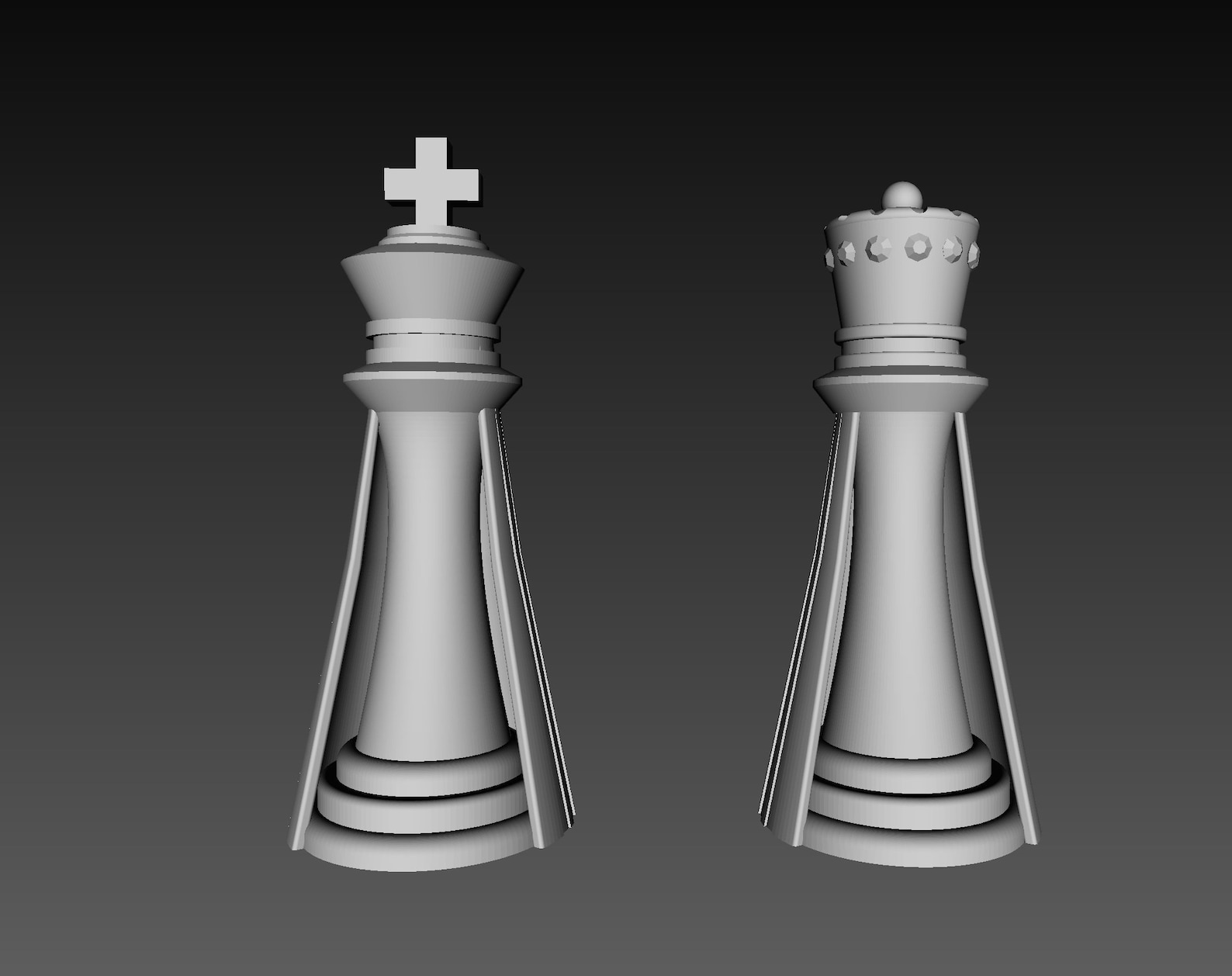 3D CHESS SET STL Files for 3D Printers - Etsy