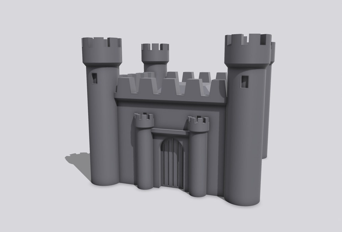 Castle Mini - STL File for 3D Print - Etsy