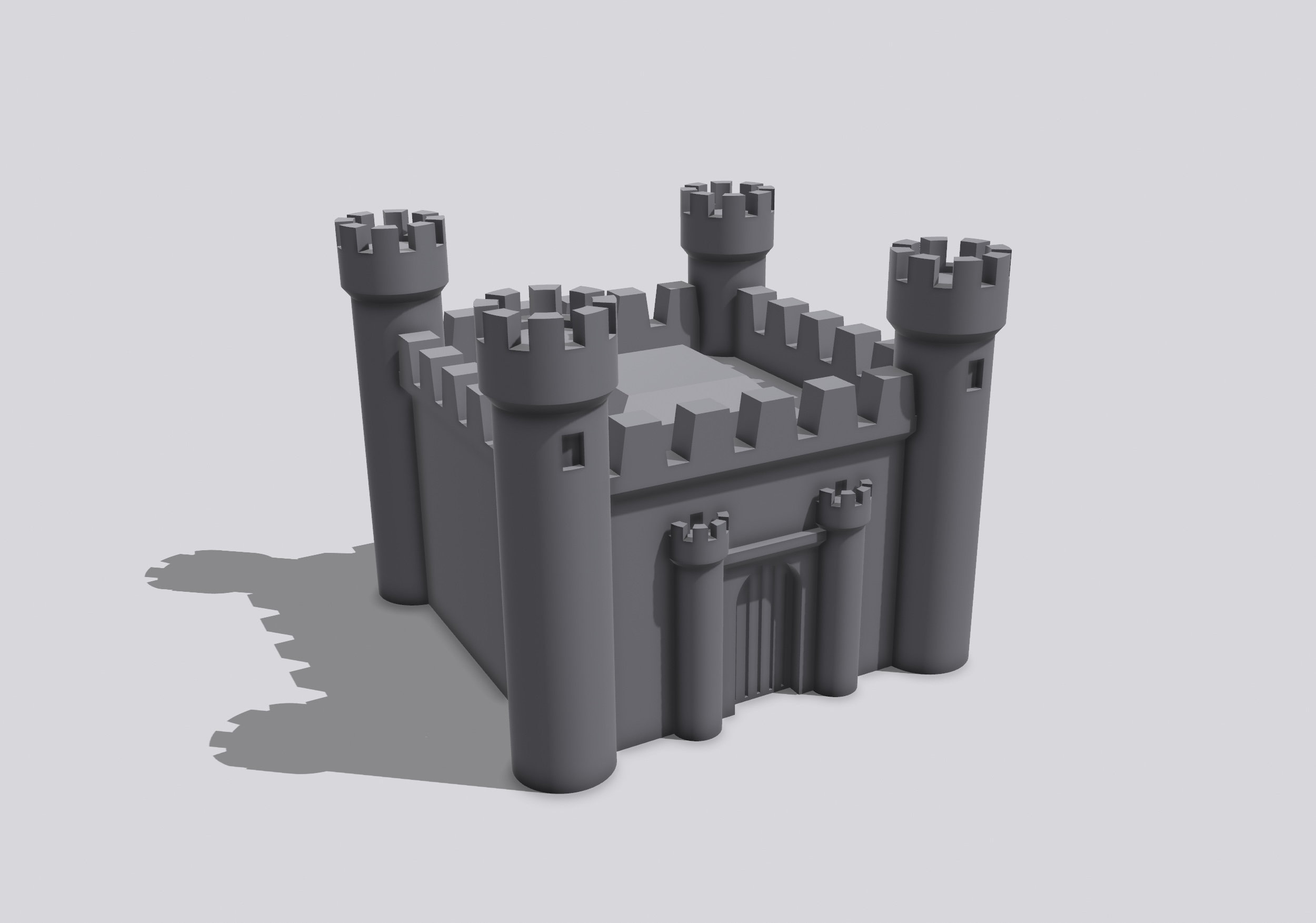 Castle Mini - STL File for 3D Print - Etsy