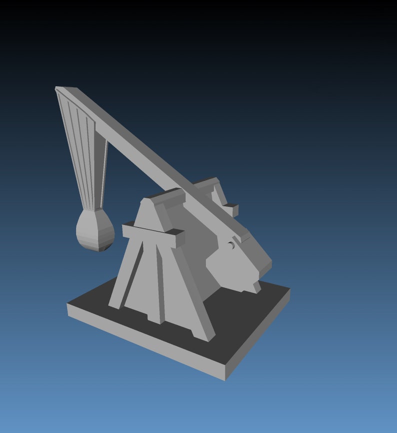 MINI TREBUCHET 1 Inch STL File to Print in 3D - Etsy