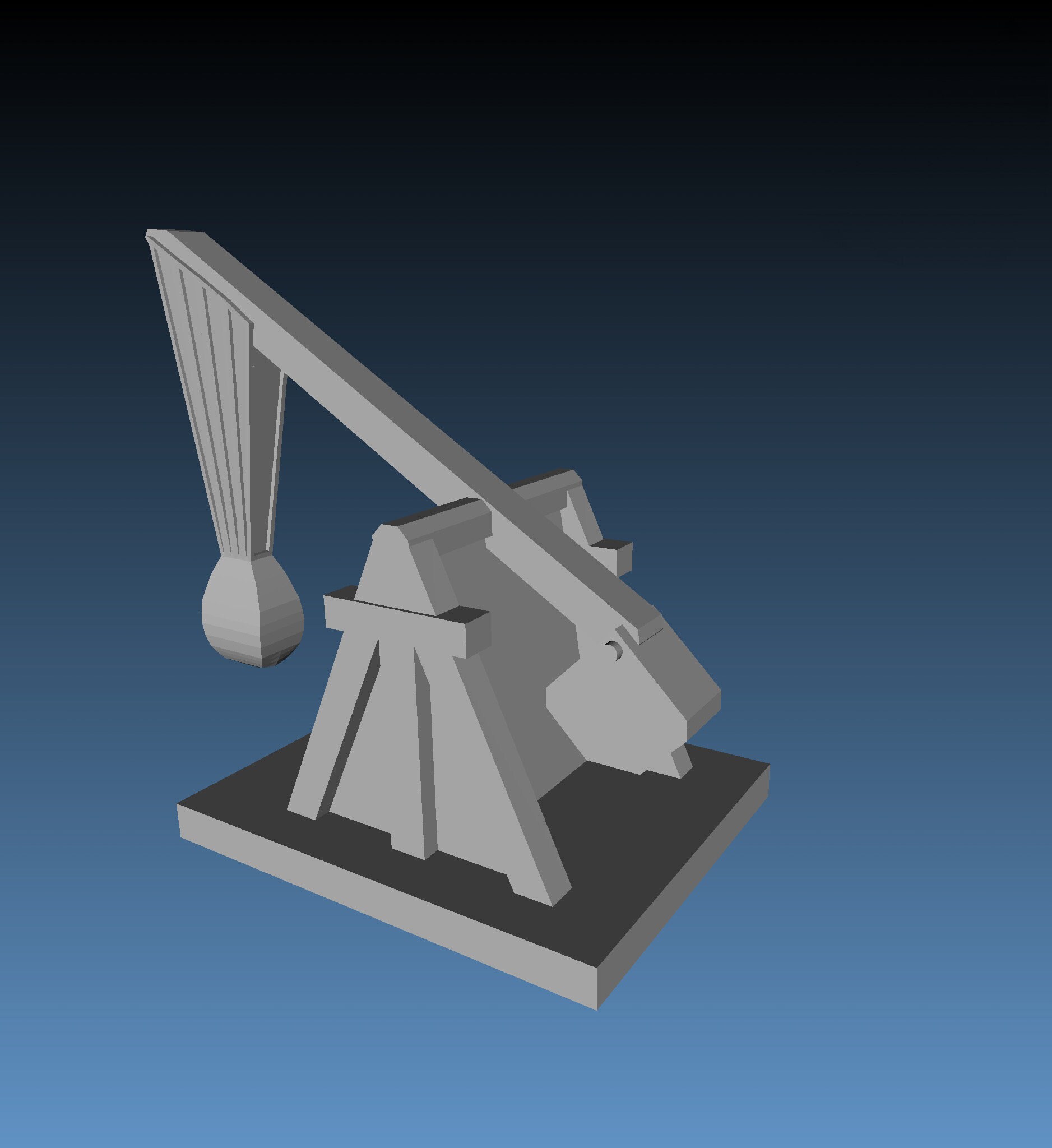 MINI TREBUCHET 1 Inch STL File to Print in 3D - Etsy