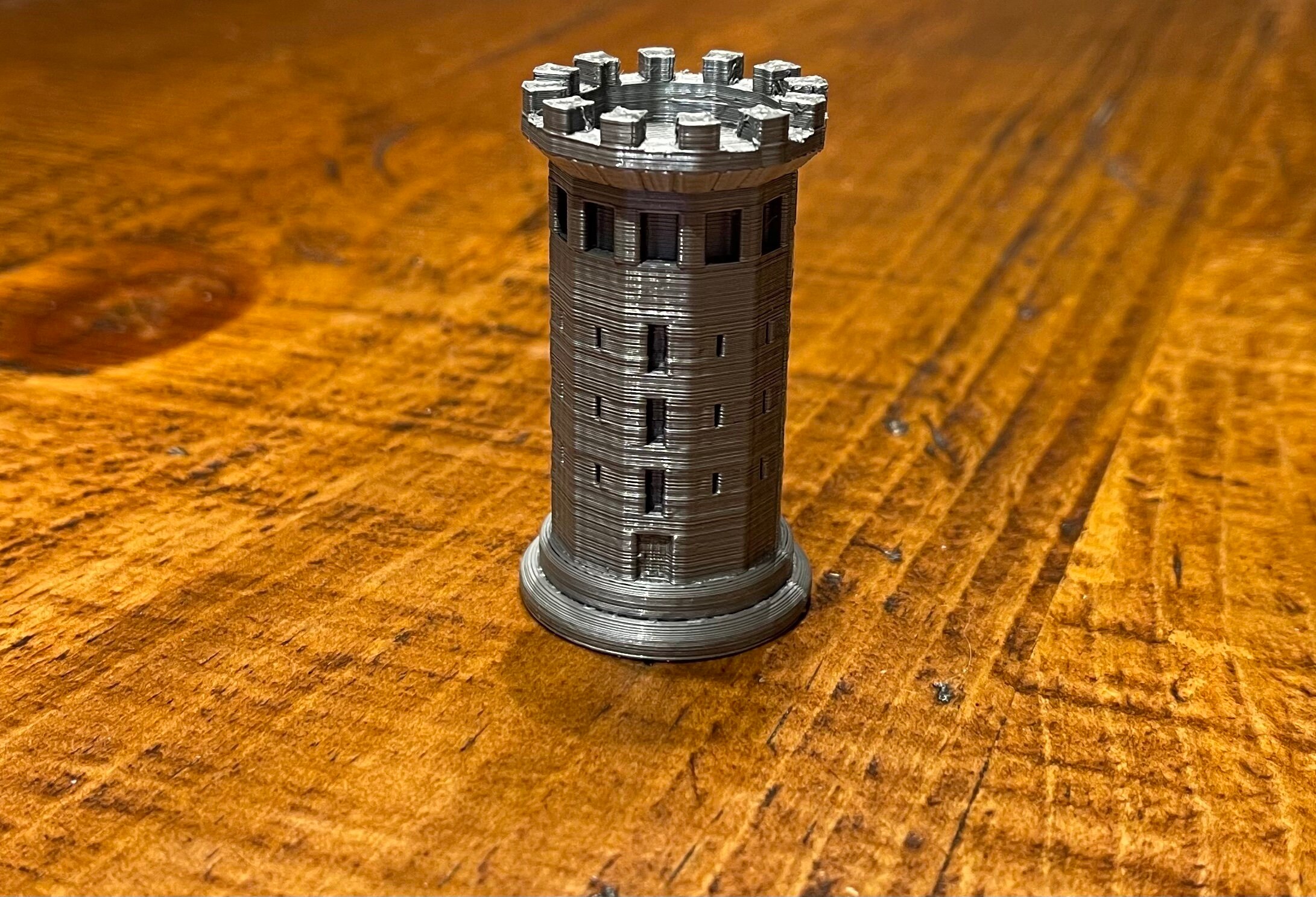 MEDIEVAL Tower CHESS Piece STL File to Print in 3D or Cnc - Etsy