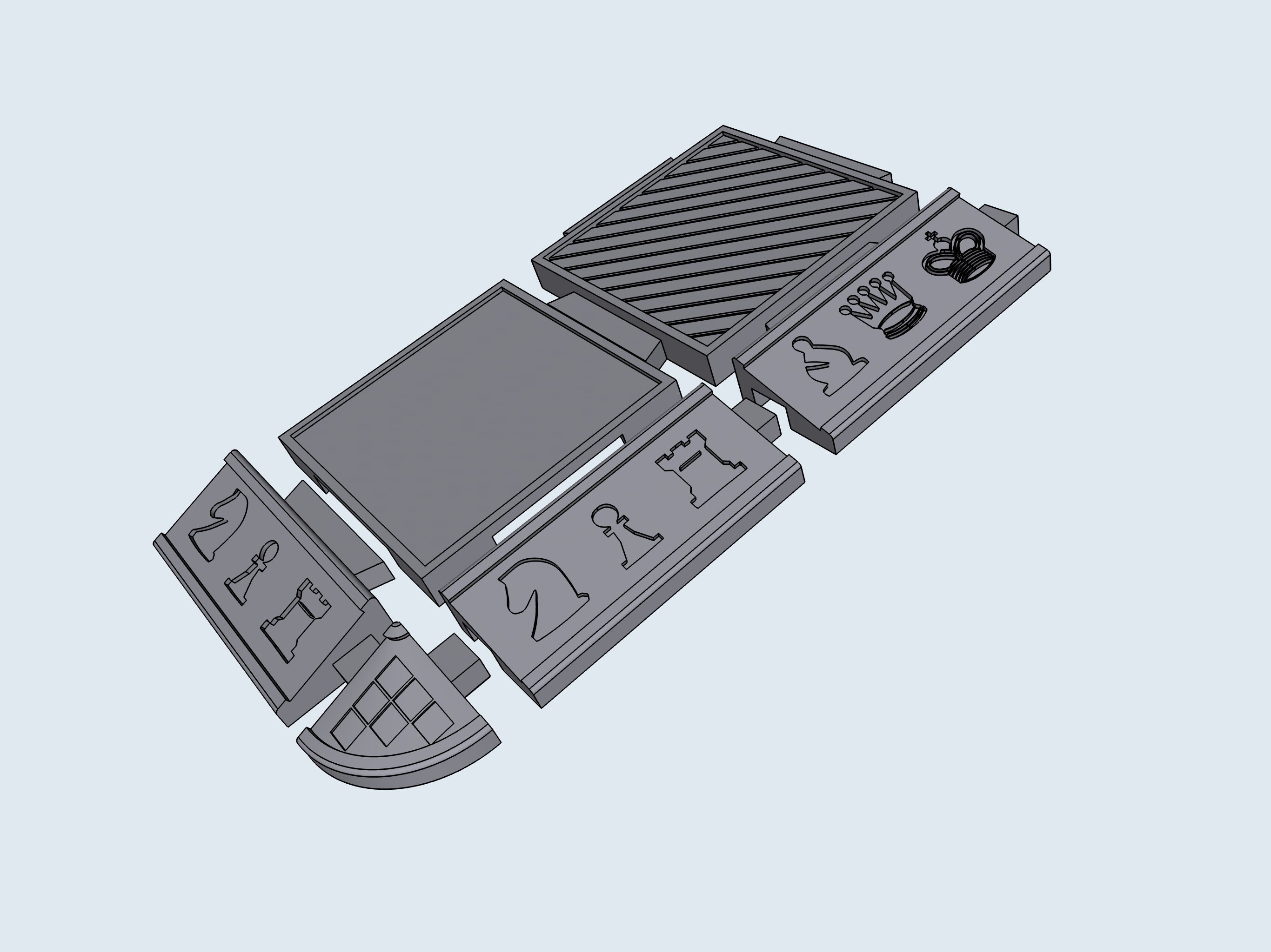 Modular Chess Board - STL Files to Print in 3D - Etsy