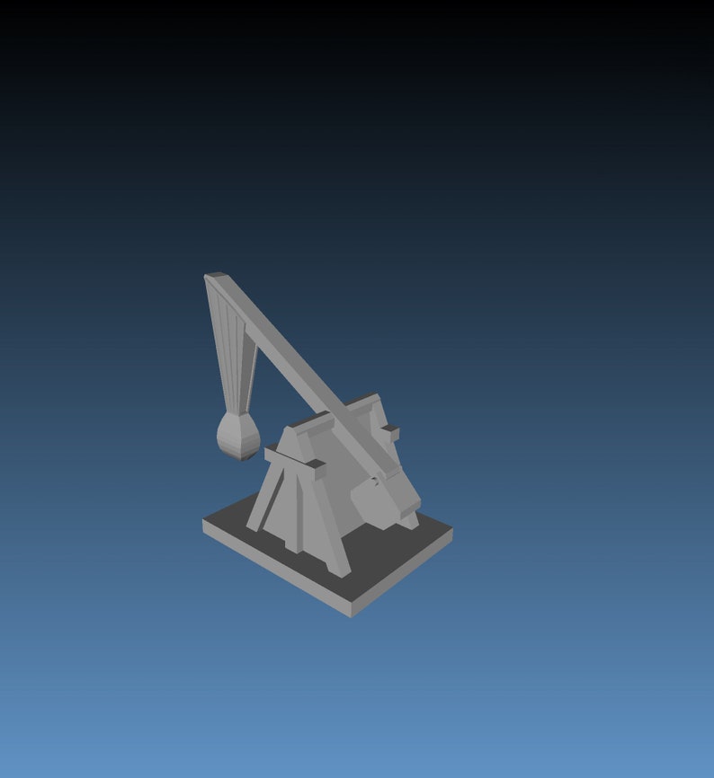 MINI TREBUCHET 1 Inch STL File to Print in 3D - Etsy