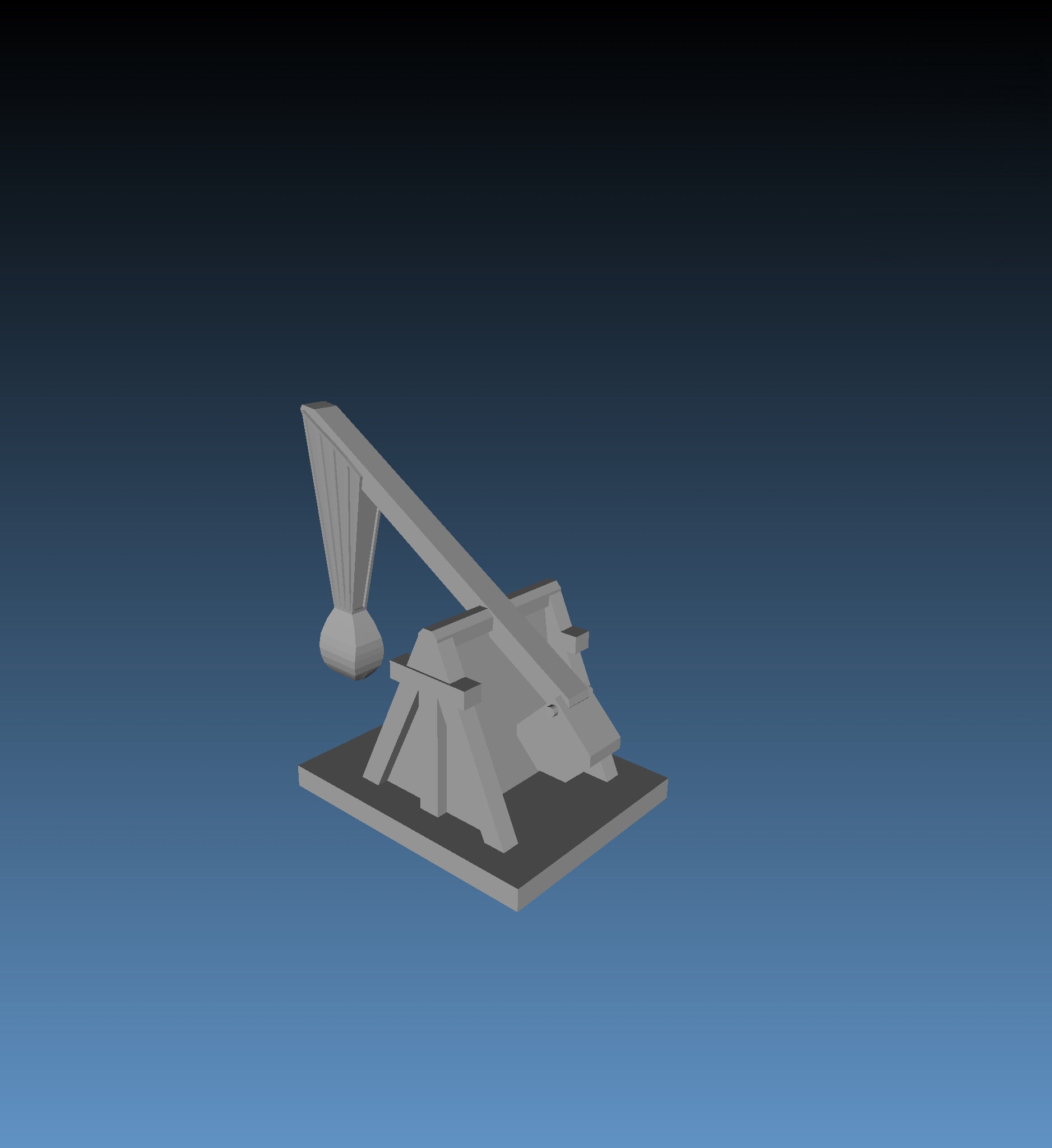 MINI TREBUCHET 1 Inch STL File to Print in 3D - Etsy